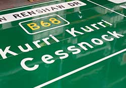 Huge Custom Guide Signs for Sydney's M1 | Jaybro - Blog