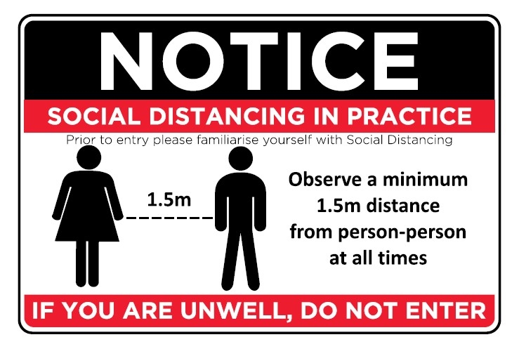 Social Distancing Sign | Jaybro