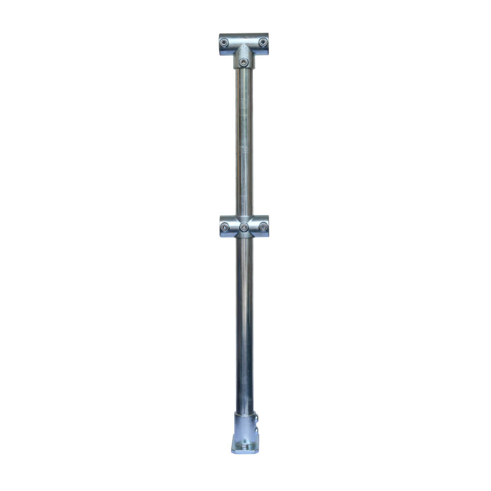 Standard Double Rail 4020-D48 Mid Post - Galvanised