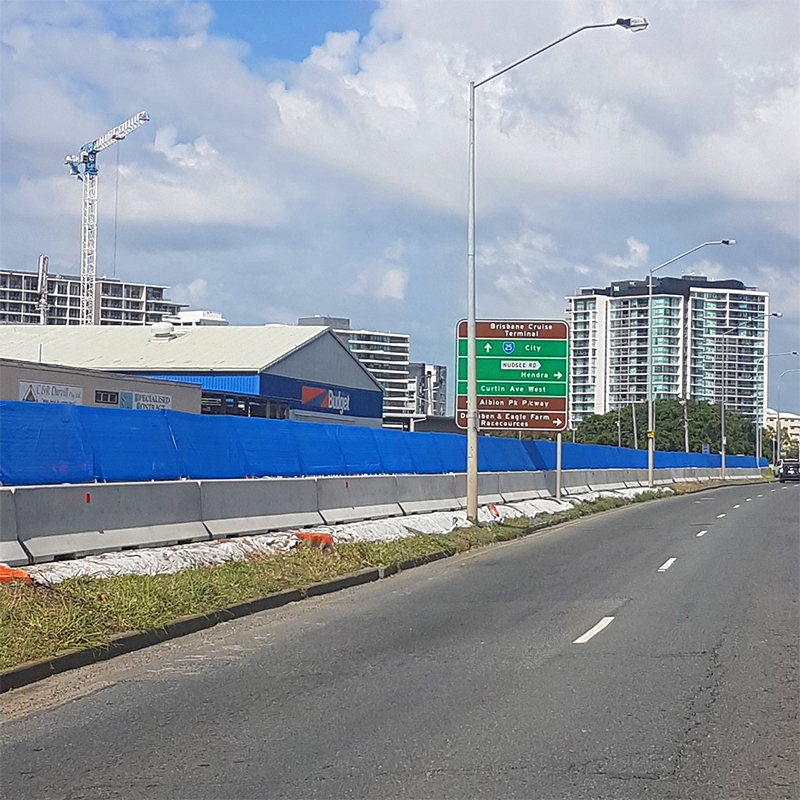 Angled Anti-Gawk Panels for Precast Barriers| Jaybro