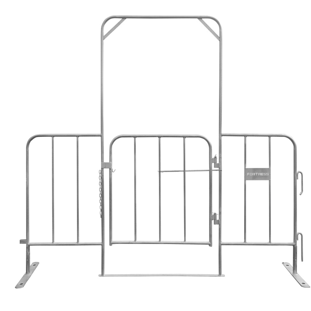 Crowd Control Barrier Gate Galvanised 2.1mH