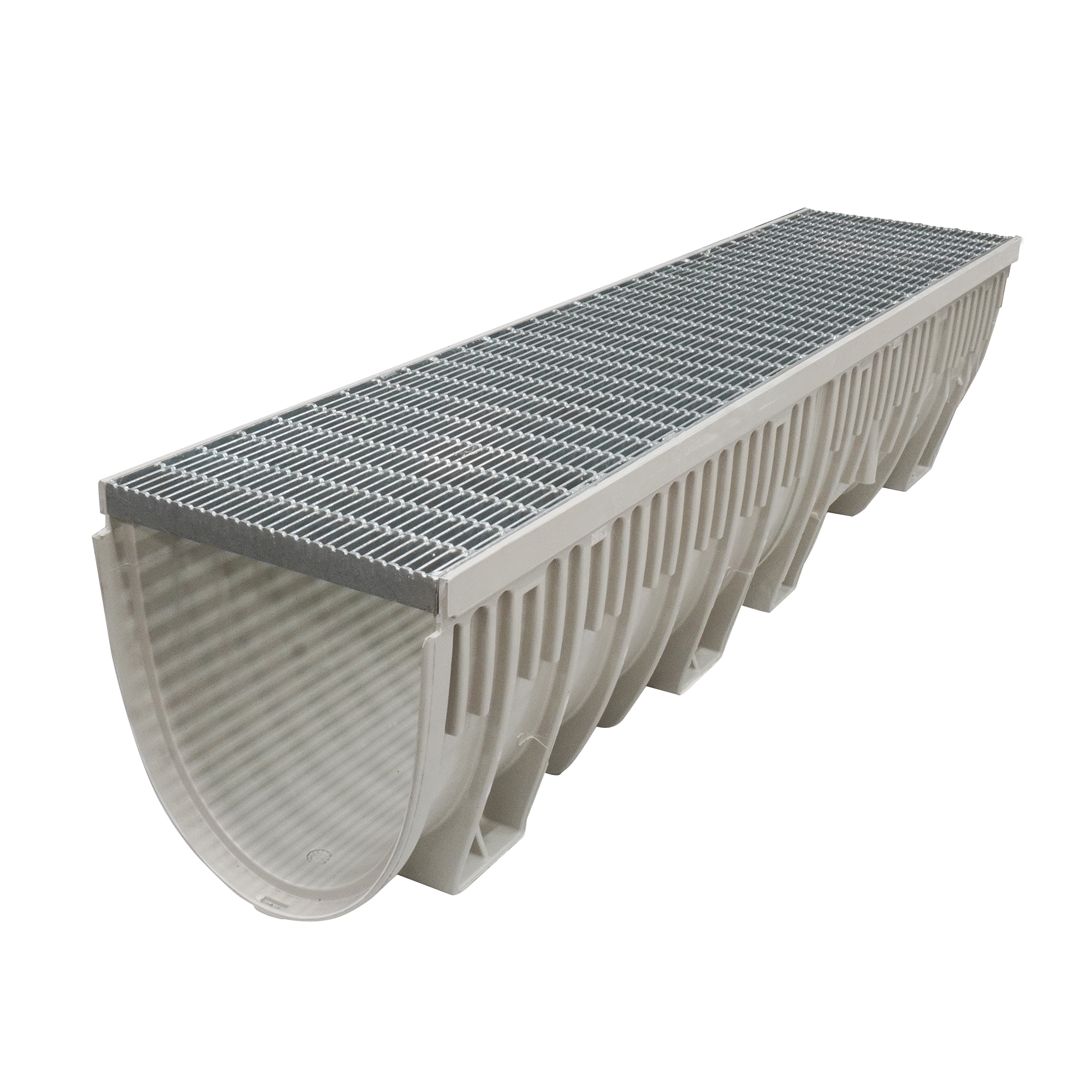 Mearin Plus 300 GRP Channel 397mm Deep C/W Galvanised Heelguard Grate ...