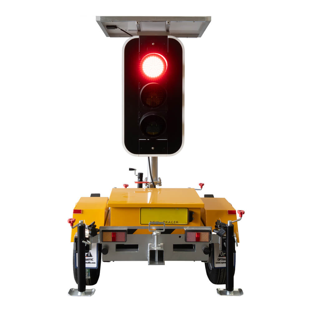 OPTRAFFIC Trailer-Mounted Traffic Light Set | Jaybro