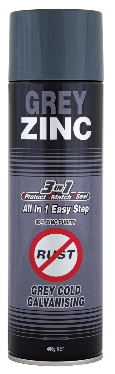 Grey Zinc Gal Spray Paint - 400G| Jaybro