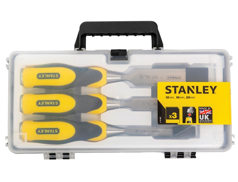 Stanley 3 Piece Dynagrip Chisel Set | Jaybro