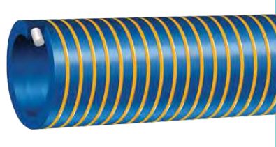 Blue PVC oil suction hose, 50 mm ID / 2" ID. | Jaybro