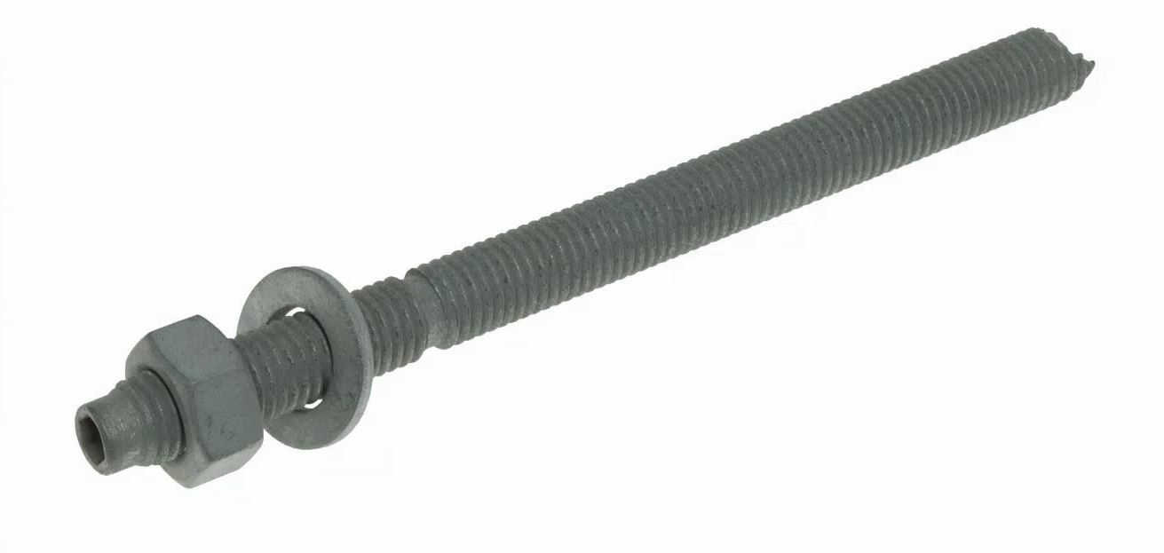 Chisel Point Chemical Studs M16 x 190mm Galvanised | Jaybro