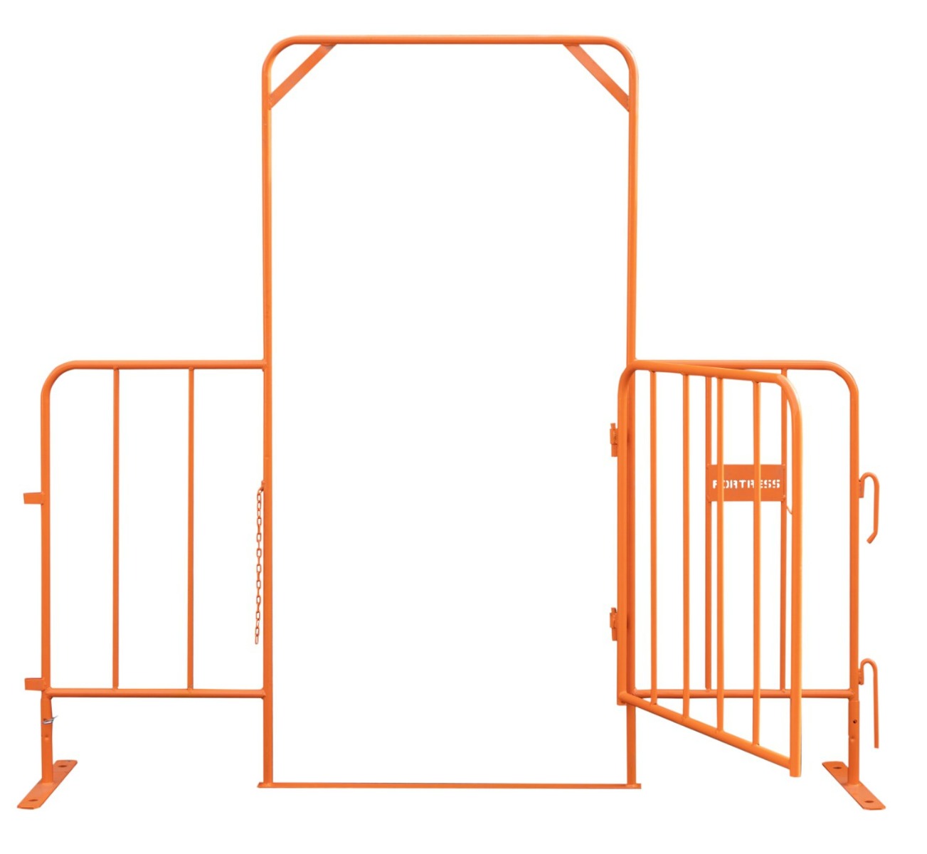 Crowd Control Barrier Gate - Orange