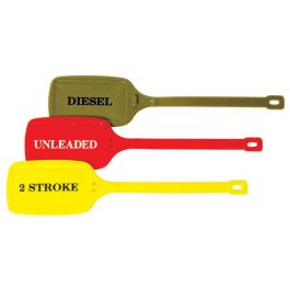 Fuel Container ID Tags Diesel Brown Pk10. | Jaybro