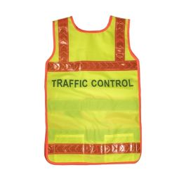 QLD Traffic Controller Vest Sizes: M - 3xL | Jaybro