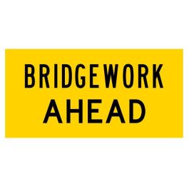 Bridge Work Ahead (mmS-ADV-8) WA Mutli Message Sign | Jaybro