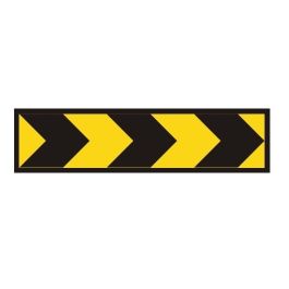 Symbol-Hazard Chevron 1200x300 Aluminium | Jaybro