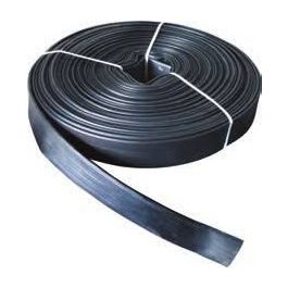 Black rubber layflat hose, 50 mm ID / 2" ID. | Jaybro