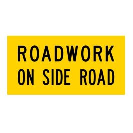 Roadwork On Side Road (Mms-Adv-41) Wa Mutli Message Sign | Jaybro