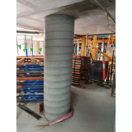 Consystex Standard Duty Column 350mm - Spiral Finish