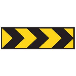 Boxed Edge Road Sign - CHEVRON 1500 x 450mm | Jaybro