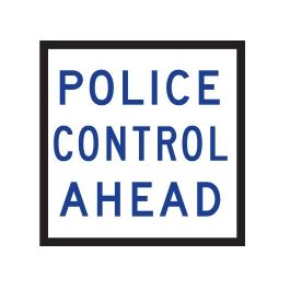 Police Control Ahead(Tc1311) Queensland Corflute Multi Message Sign ...