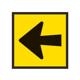 Qld - Multi-Message System Sign Corflute Mms, Left Arrow 600 X 600Mm ...