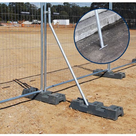 Standard Brace For Temporary Fencing. | Jaybro