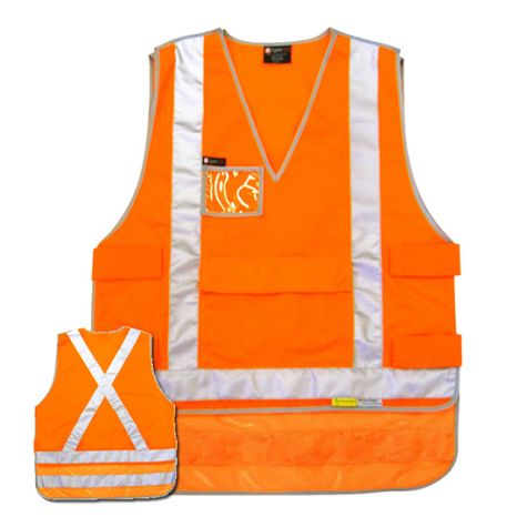 Vest - Hi-vis Poncho Style - 4XL/5XL Yellow. | Jaybro