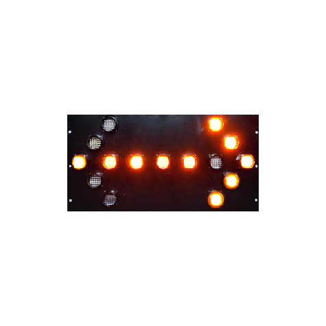 Size C Portable Arrow Board with 17 Lamps | Jaybro