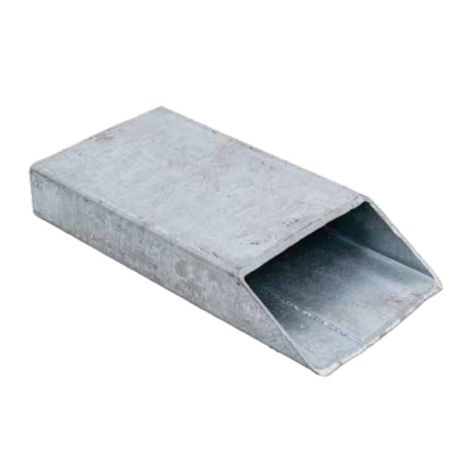Kerb Weep Hole Adaptor 150 x 50 x 300 x 3 mm | Jaybro