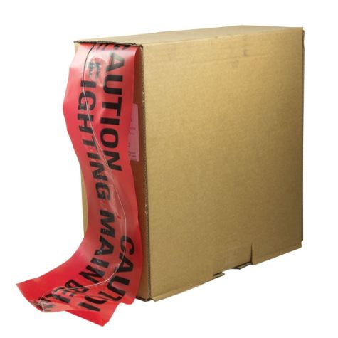 Detectable Mains Marker Tape Red Firefighting Main | Jaybro