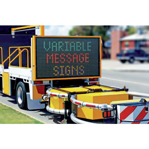 Size B - Amber Variable Message Sign Vehicle Mounted | Jaybro
