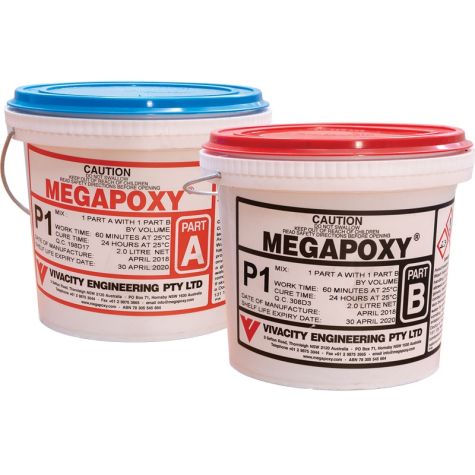 Megapoxy P1 Epoxy Paste 4L Kit. | Jaybro