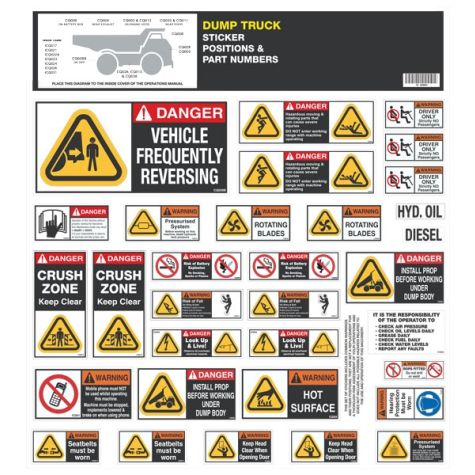 Articulated Machinery Safety Stickers | Jaybro