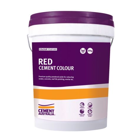 Red Oxide Cement Colour 20kg Pail | Jaybro