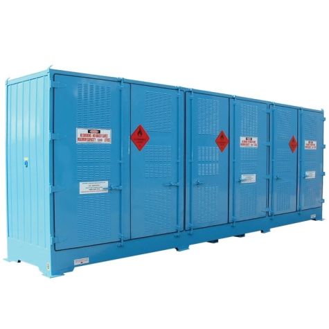 12 Pallet Single Depth Flammable Liquids Store. | Jaybro