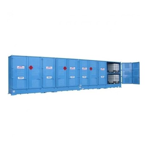 Single Depth Flammable Liquids Store, Fits 20 IBC | Jaybro