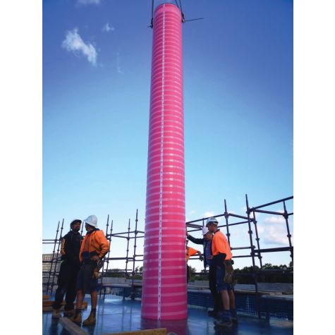 Consystex Medium Duty Column 500mm - Spiral Finish