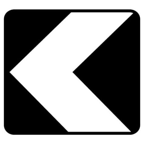 Uni-Directional Hazard Sign Chevron 450X450Mm | Jaybro