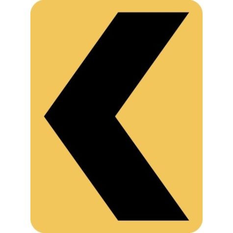 Chevron Sign (D4-6) 750 x 900 mm class 1 | Jaybro