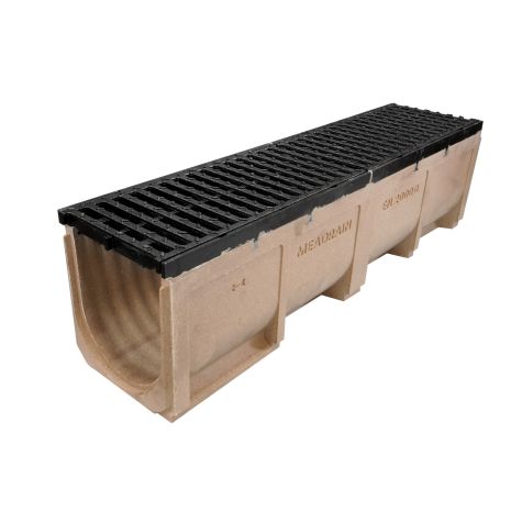 MEA Drain Supreme C2000 CI Edge Polymer Concrete Channel 280mm Total ...