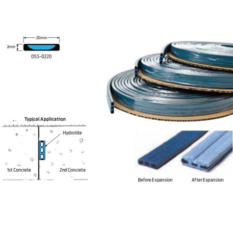 Rubber Waterstop - 2mm x 20mm x 25m | Jaybro