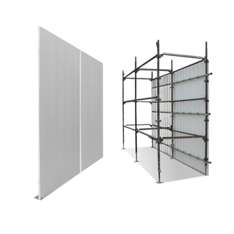 White Eco-Hoarding Sheet (2.0 x 0.5m)