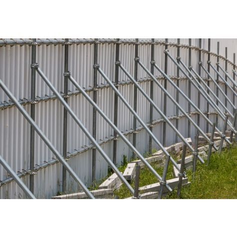 White Eco-Hoarding Sheet 3 x 0.5m | Jaybro