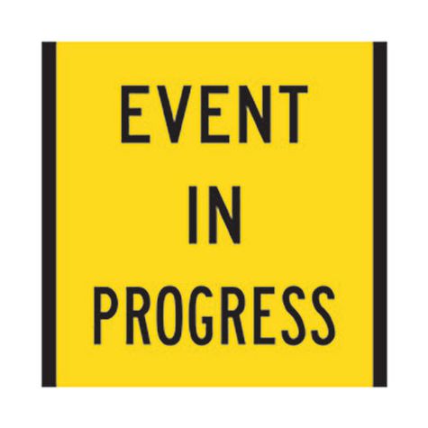 Class In Progress Sign