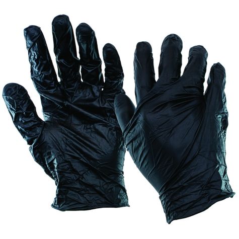 Black Nitro Powder Free Nitrile Glove - XL| Jaybro