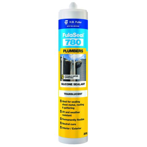 Fuller Fulaseal 780 Plumbing Silicone Translucent 300G | Jaybro