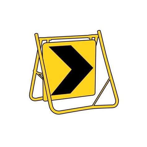 Chevron (T1-5A) Swing Stand Sign and Frame | Jaybro