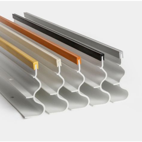 Pinnable Lock Joint, Black Capping 75mm x 1.5m | Jaybro