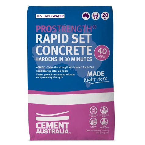 PROStrength Rapid Set Concrete 20kg Bag | Jaybro Australia