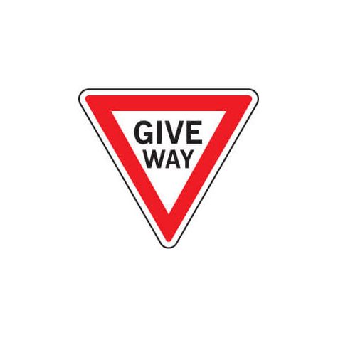 Regulatory Sign - R1-2A Give Way 750 x 750mm | Jaybro
