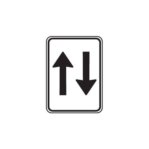 Regulatory Sign - Two Way Arrows | Jaybro