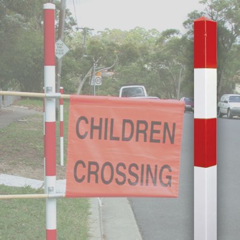 Timber Crossing Post & White Post 1.8M | Jaybro