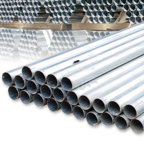 Galvanized Sign Post, 50Mm Nb X 3.2M - 4 Pre-Drilled Holes | Jaybro